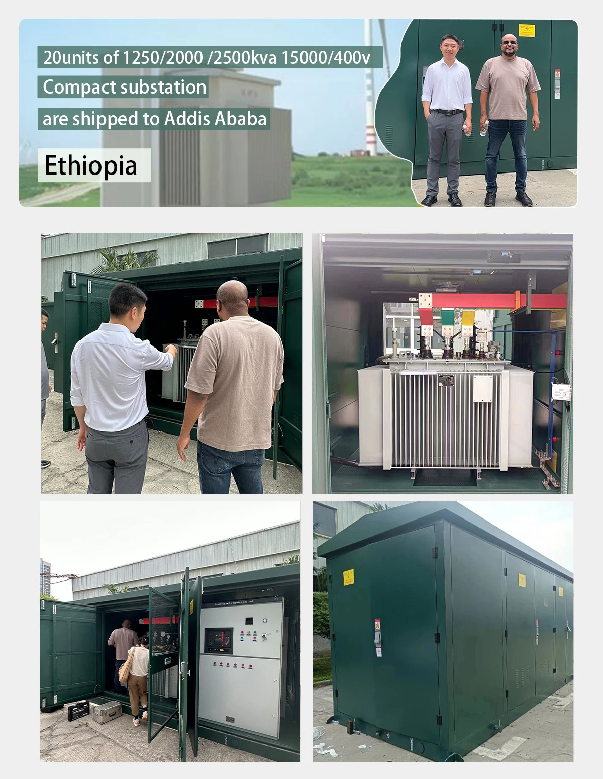 Factory-direct Outdoor 6000V Substation Transformer - 3 Phase, 400V ...