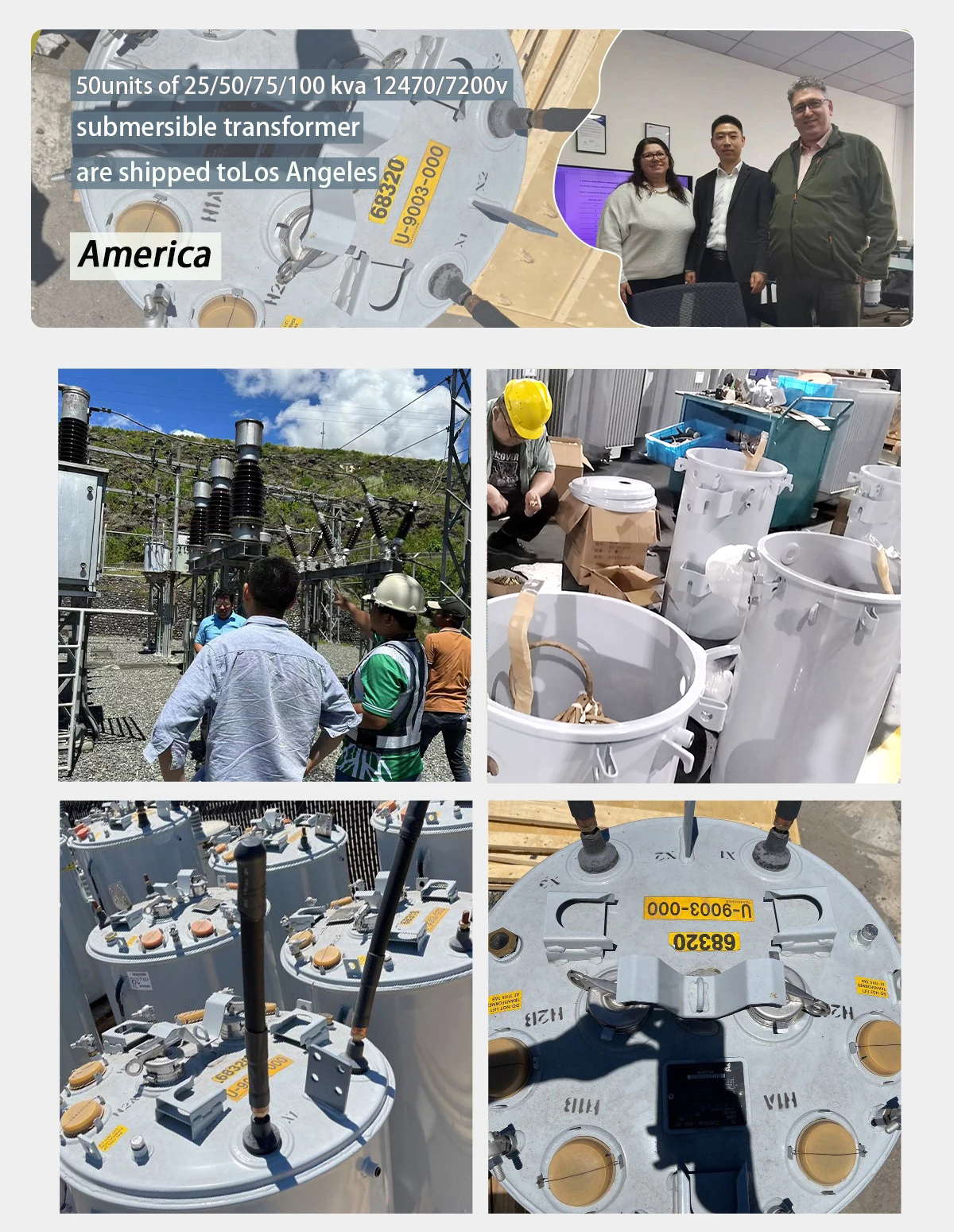 Factory Direct IEEE ANSI NEMA Standard Submersible Transformer 75KVA ...