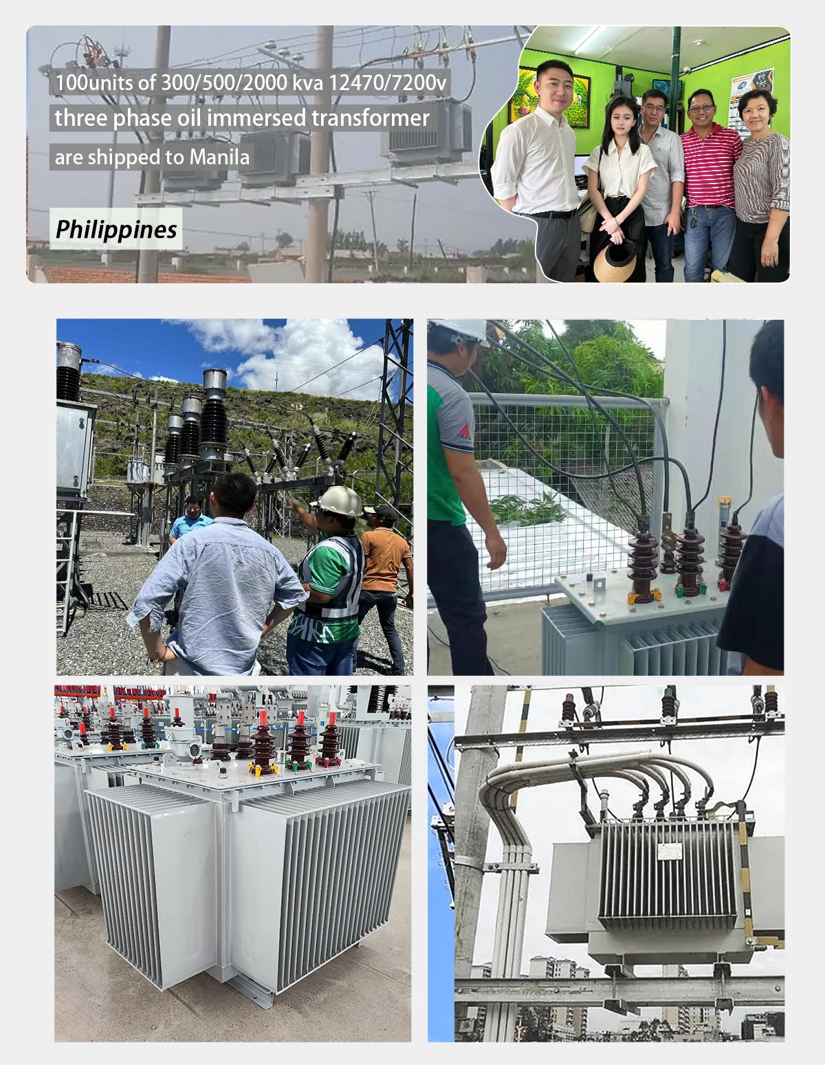 Factory Direct 400kva - 630kva Three Phase FR3 Oil Immersed Transformers